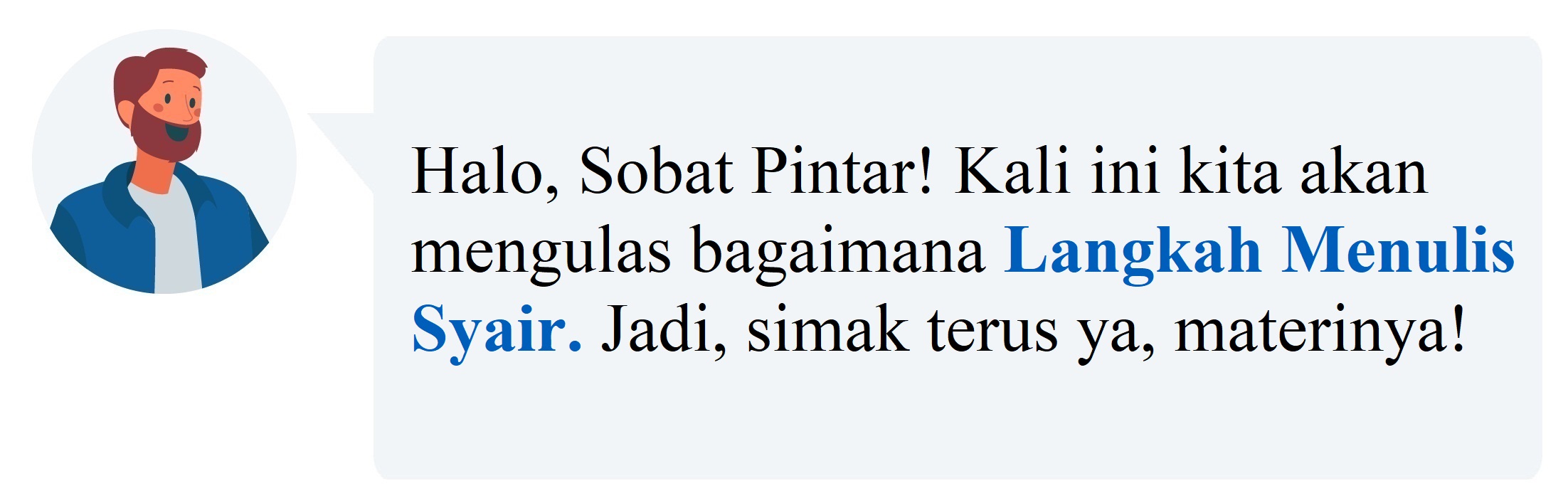 Materi Bahasa dan Sastra Indonesia (Peminatan) - Teks Syair Kelas 12 ...