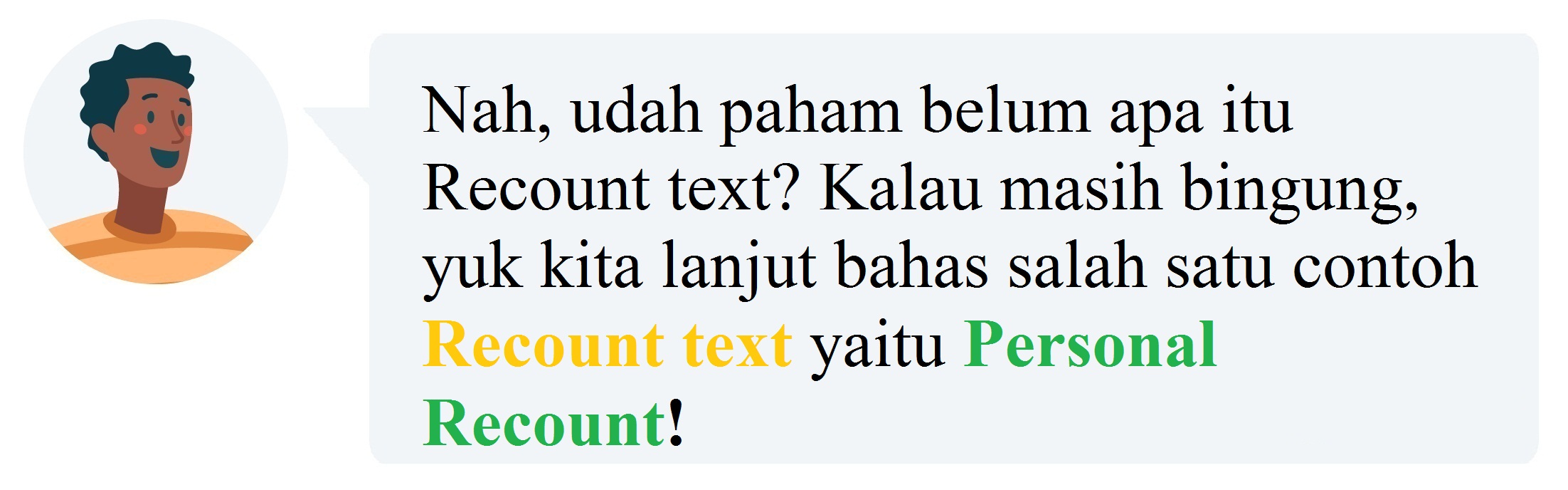 Materi Bahasa Inggris - Personal Recount Kelas 8 - Belajar Pintar