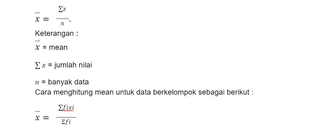 Memahami Mean, Median, Modus, dan Cara Menghitungnya