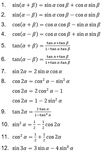 Trigonometri – Tabel, Nilai, Rumus, Perbandingan, dan Identitas ...